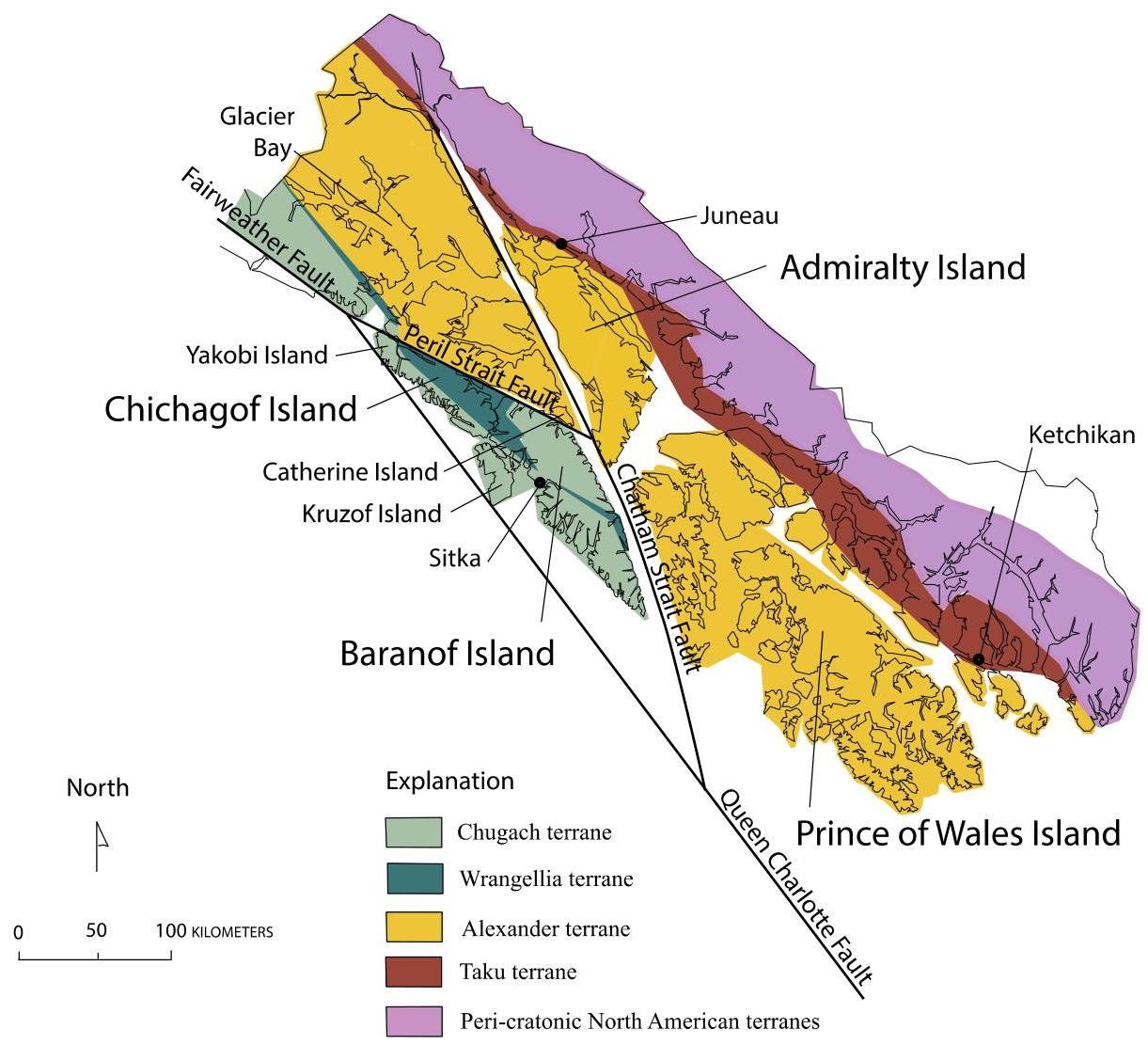 (PDF) Geologic Map of Baranof Island, southeastern Alaska